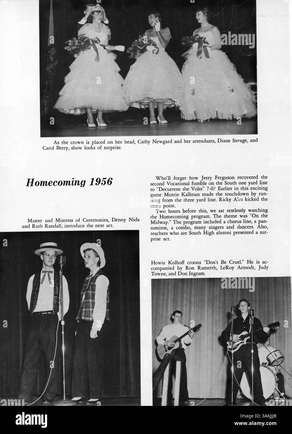 The 1957 South High Yearbook, 'Tiger 57', chronicles the 1956-1957 ...