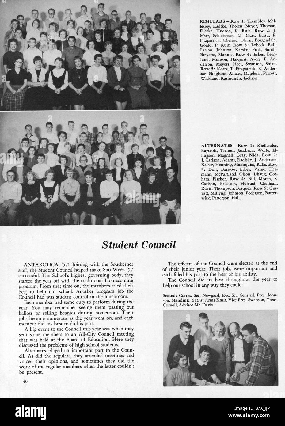 'Tiger 57', the South High Yearbook from 1957, captures highlights of ...