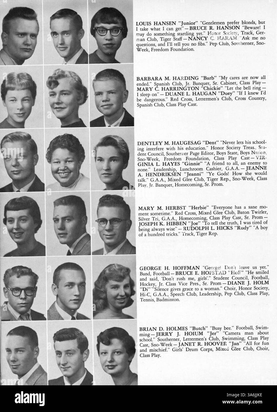 The 'Tiger 57' yearbook from 1957 provides a detailed account of South ...