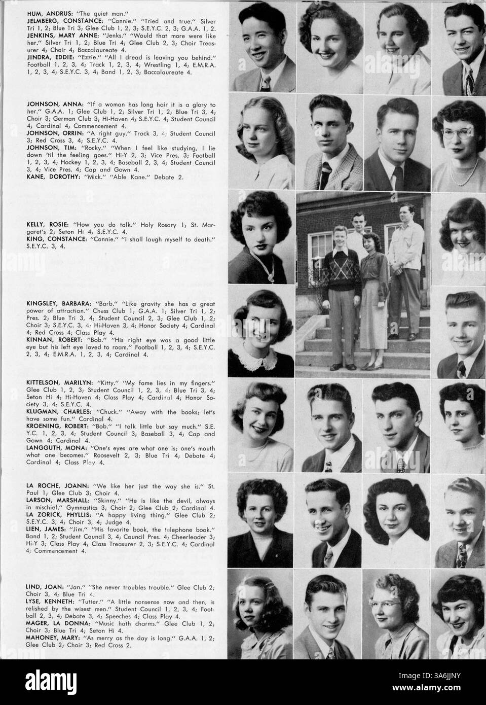 The 'Cardinal 1949' yearbook captures the student and faculty contributions to Marshall High ...