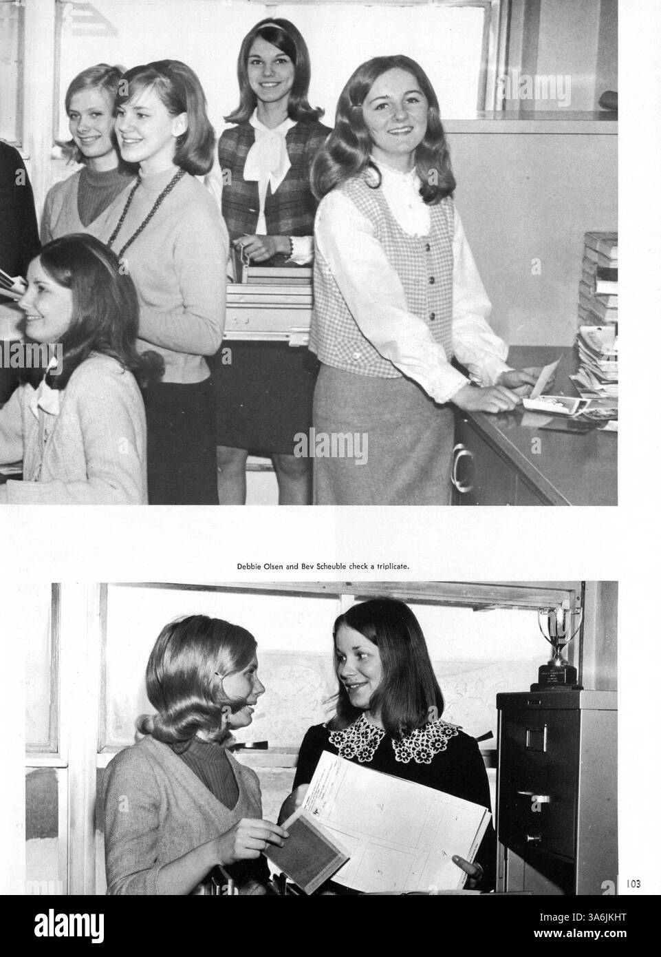 This 1967 Robbinsdale High School yearbook, 'The Robin,' covers student ...