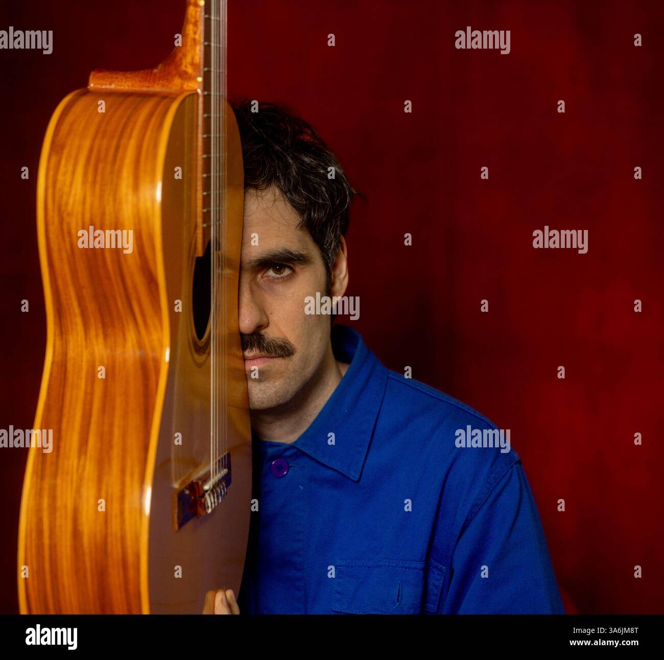 Guitarist Santi Araújo poses for Europa Press on March 25, 2025, in ...