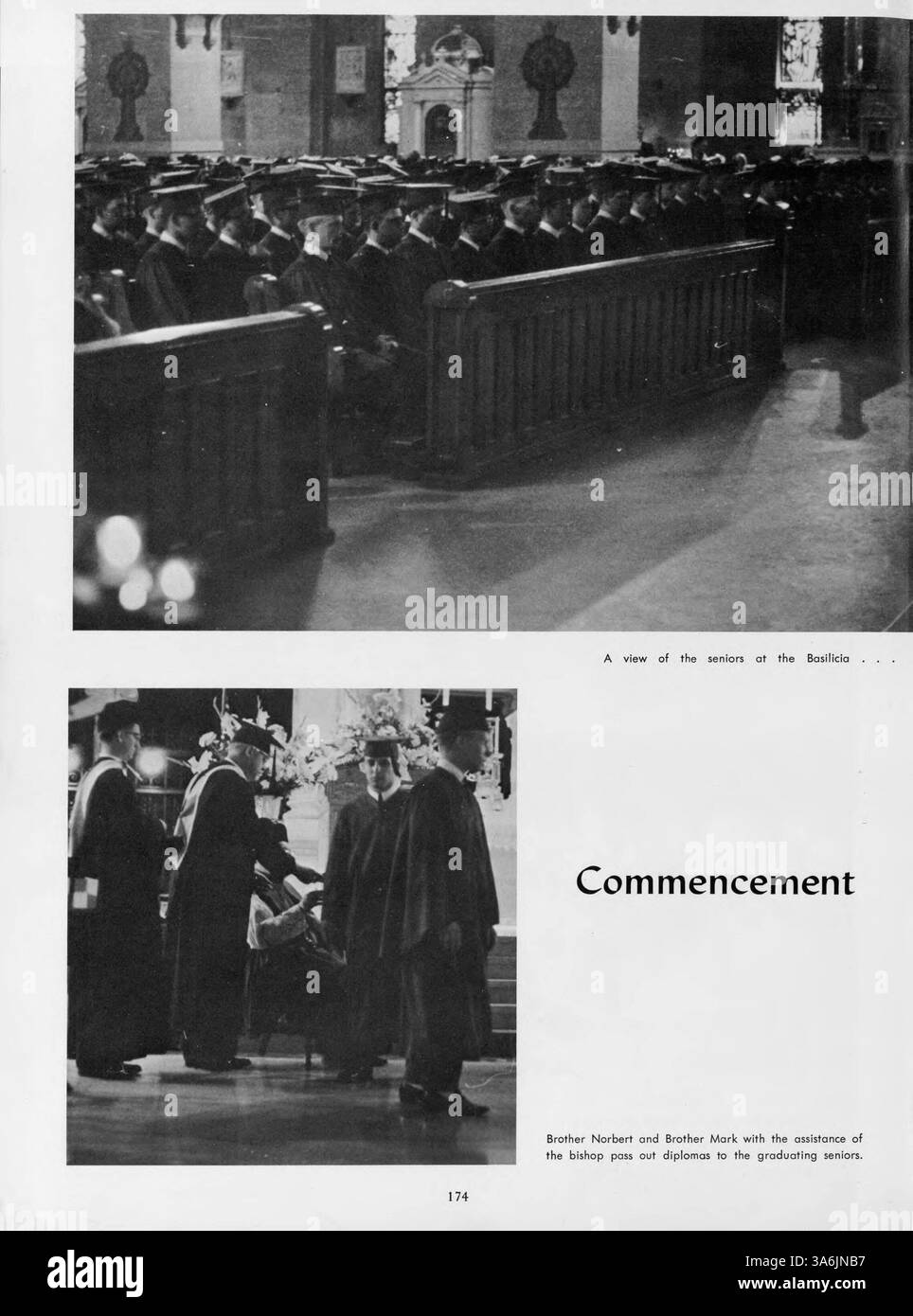The 1961 delta yearbook records the activities hi-res stock photography ...