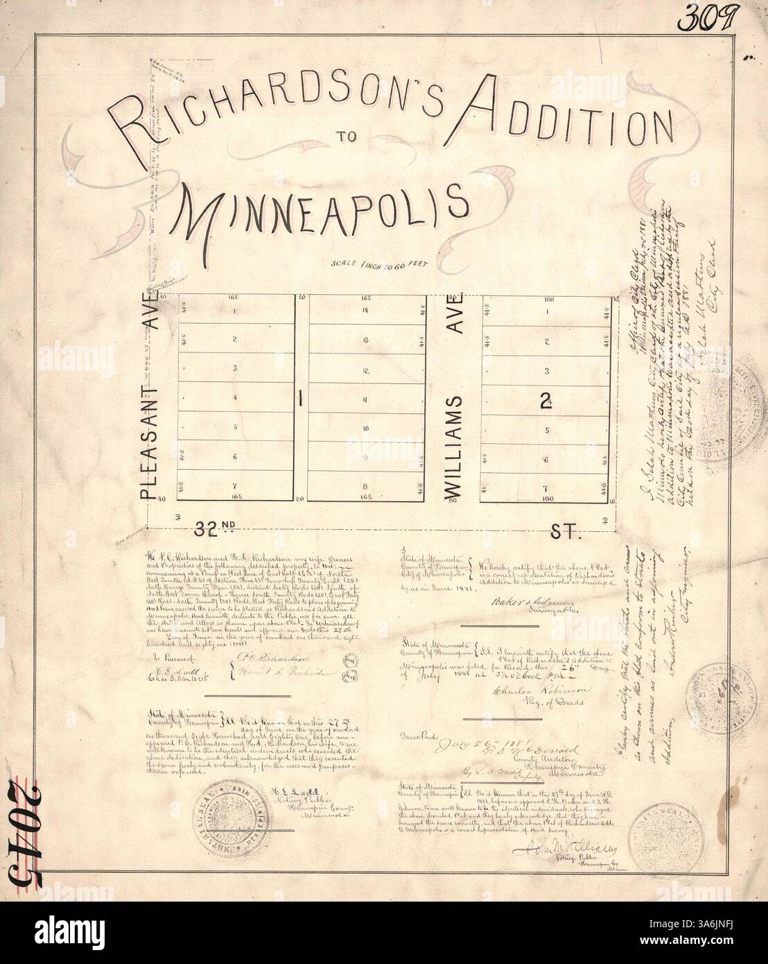 Richardson's Addition is a residential area in Minneapolis ...
