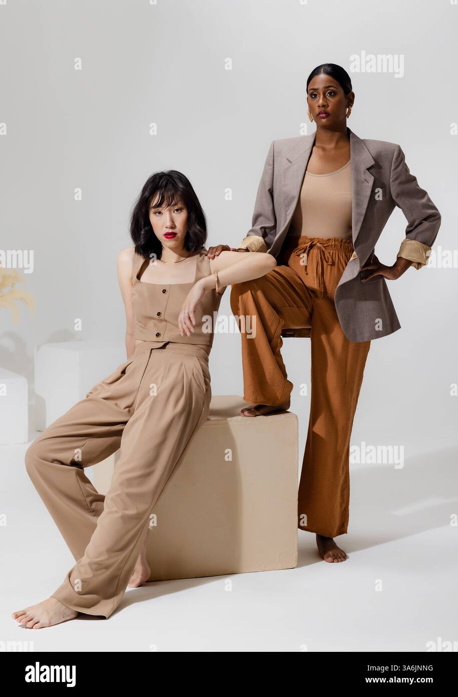 Confident female in stylish hi-res stock photography and images - Alamy