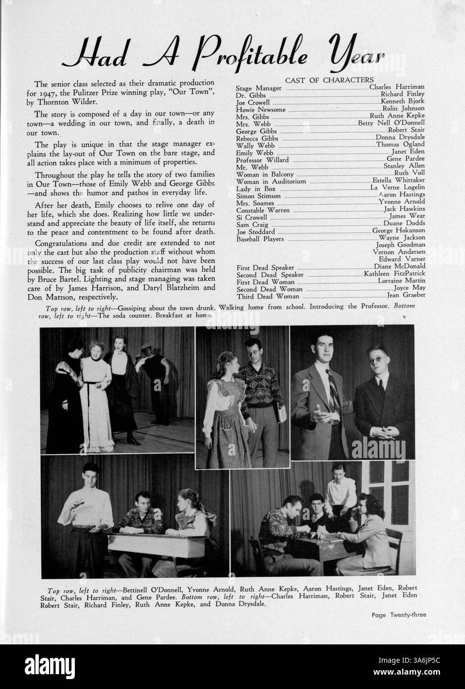 The Mohian Yearbook of 1947 from Mound High School highlights major ...