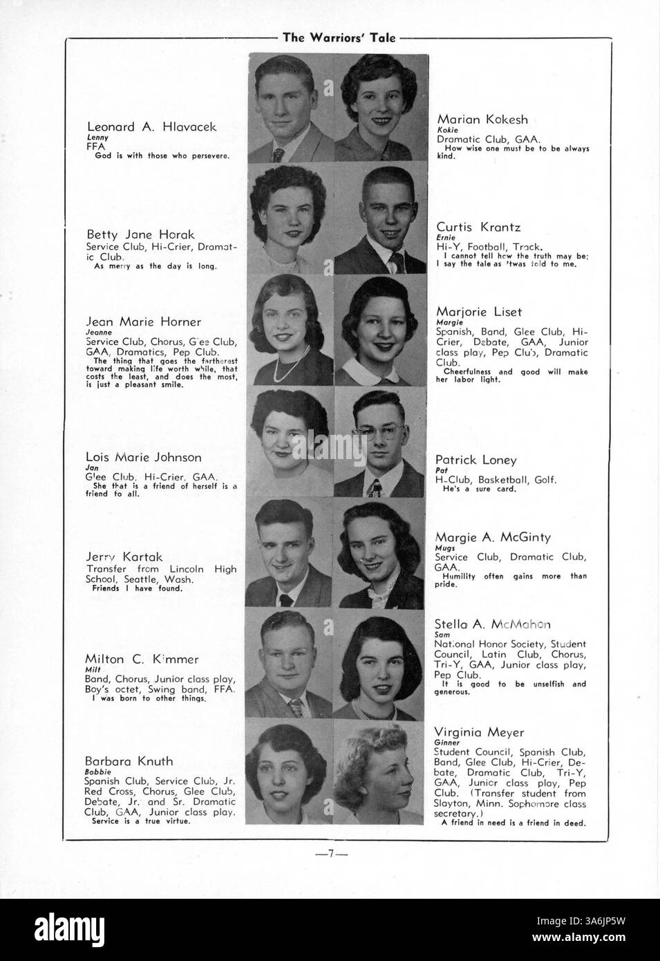 'The Warrior's Tale' 1950 yearbook from Hopkins High captures important ...