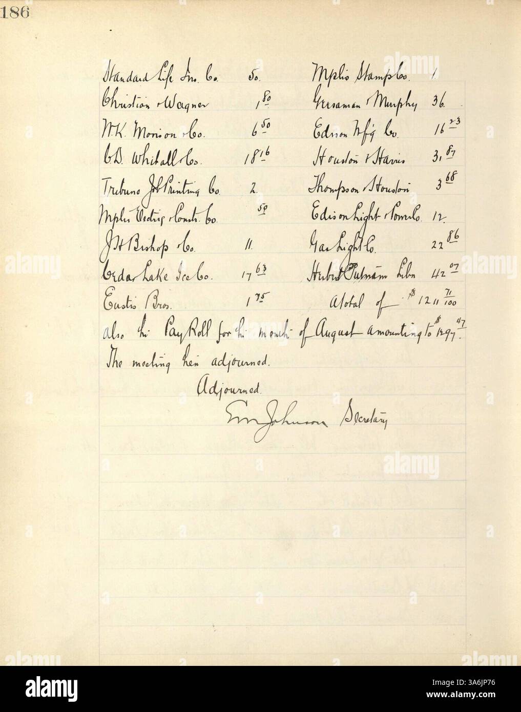 These 1890 minutes from the Minneapolis Public Library Board of ...