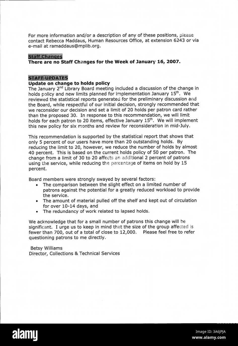 The Minneapolis Public Library's 2007 official bulletin provides key ...