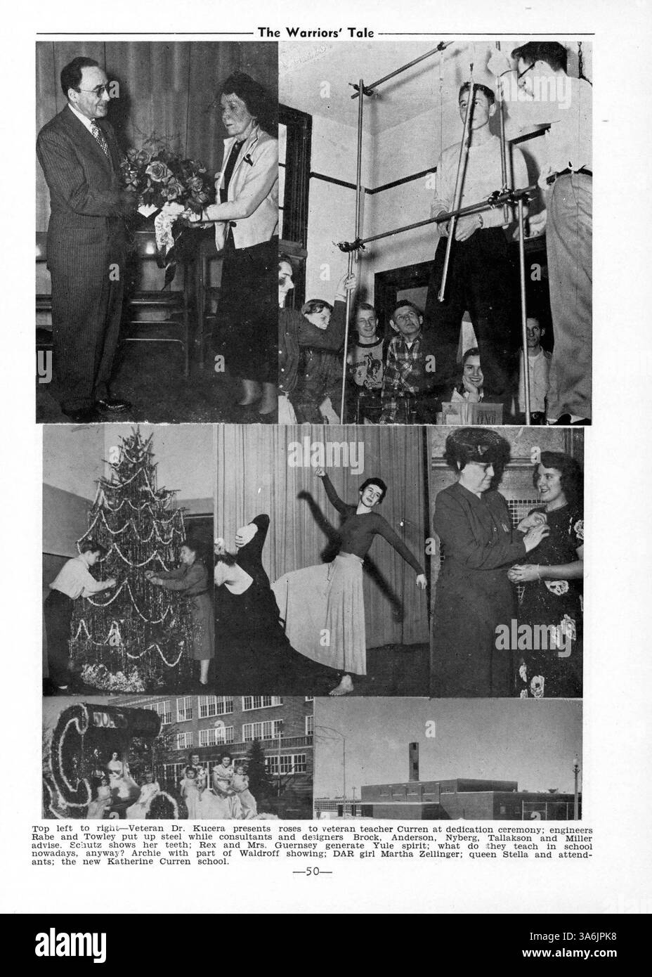 This 1950 Hopkins High School yearbook showcases the school's students ...