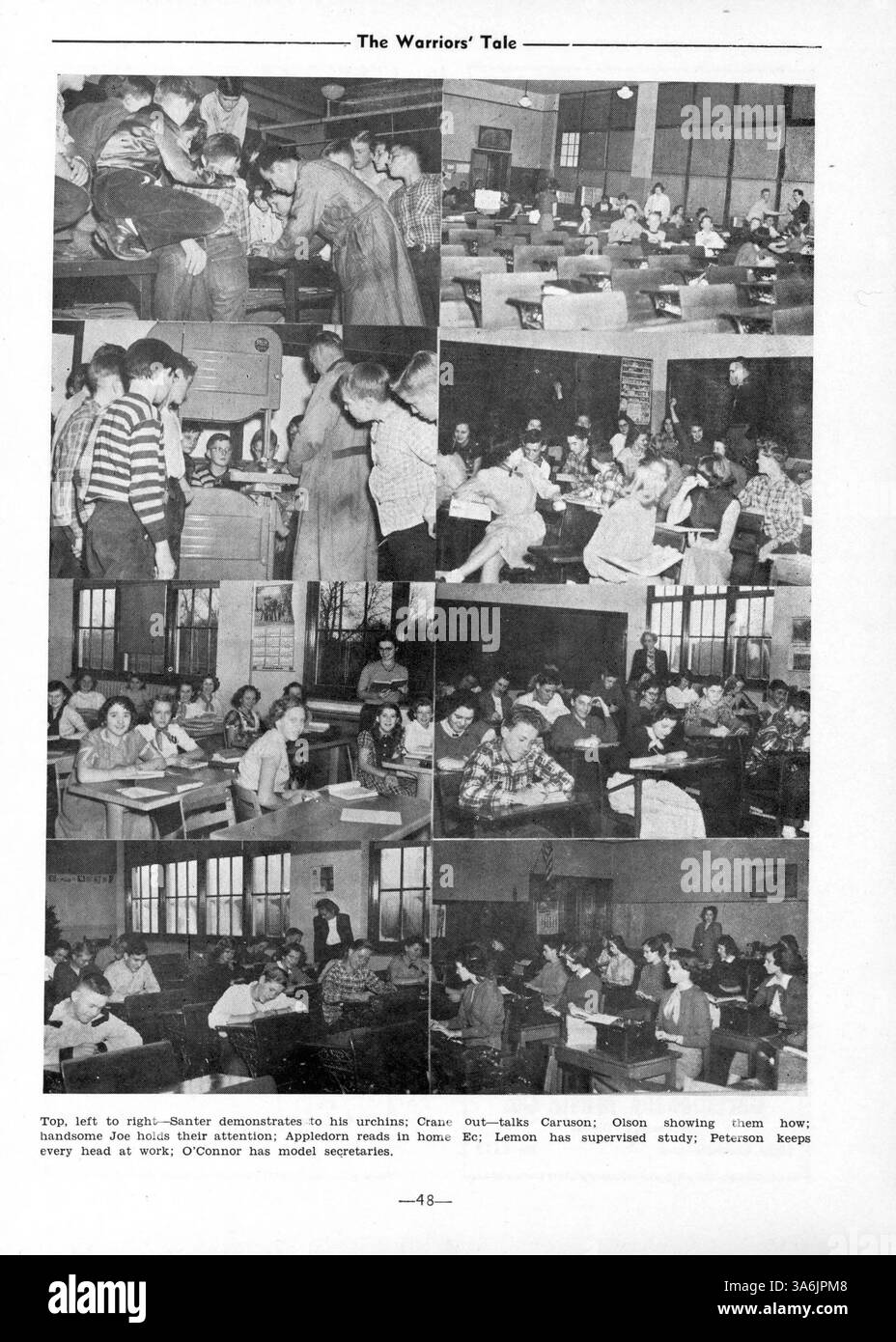 Hopkins High School's 1950 yearbook, 'The Warrior's Tale 50: Class of ...