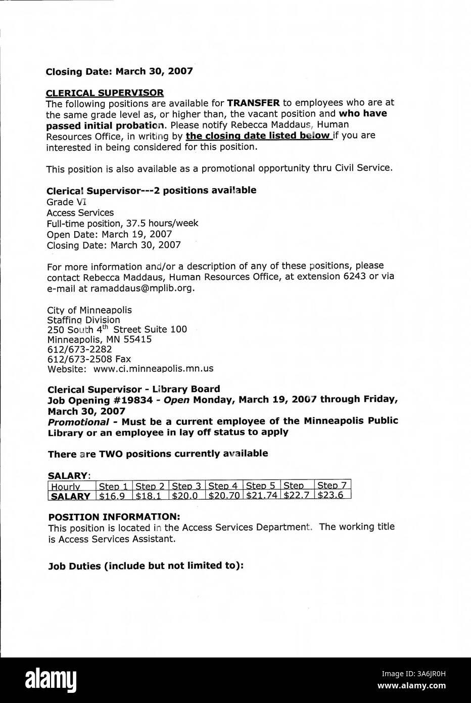 The Minneapolis Public Library Official Bulletin of 2007 serves as a ...