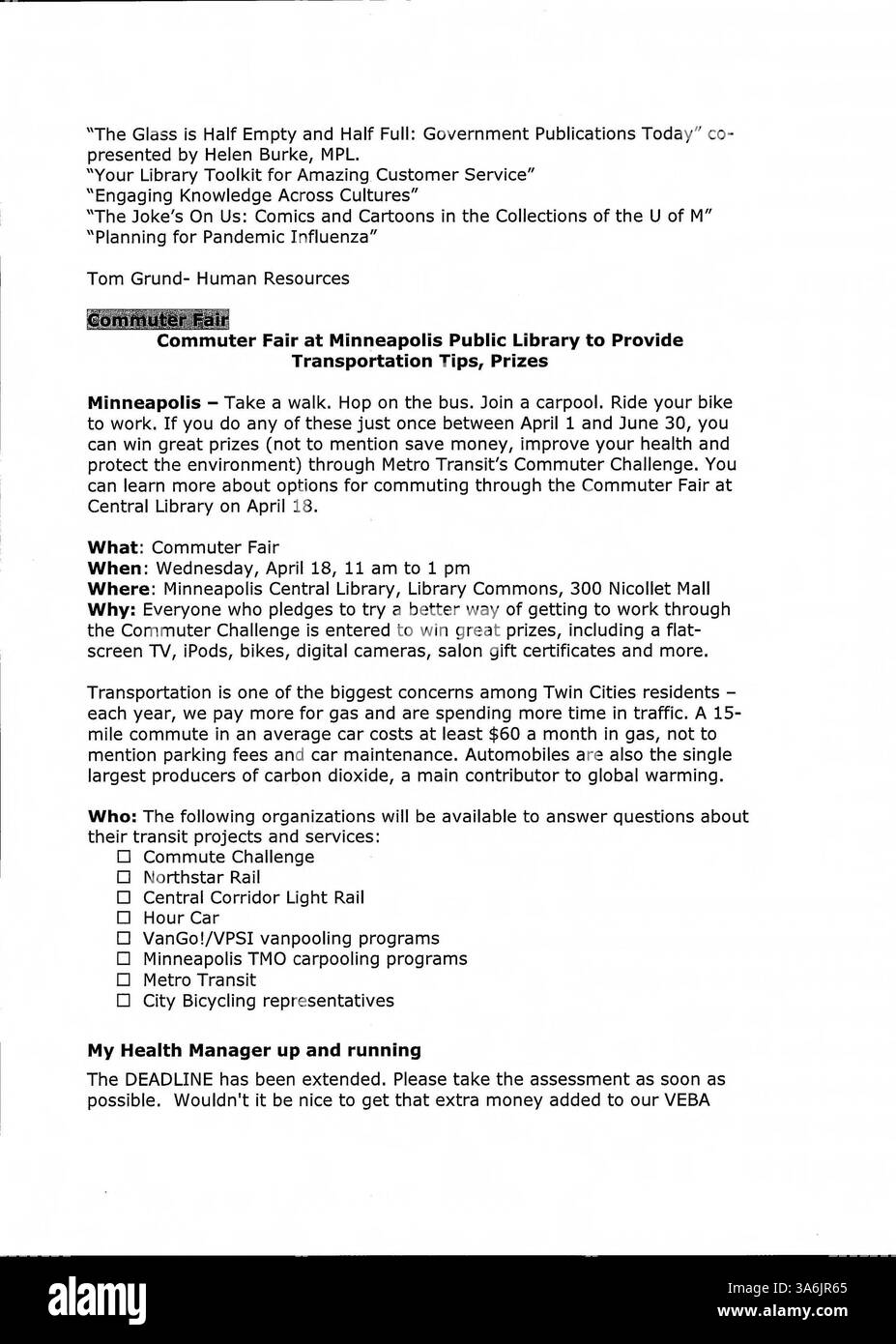 Featuring updates on organizational changes hi-res stock photography ...