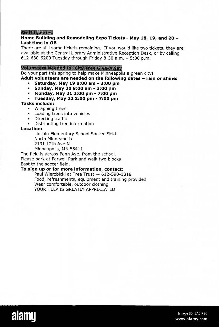 The Minneapolis Public Library Official Bulletin 2007 delivers weekly ...