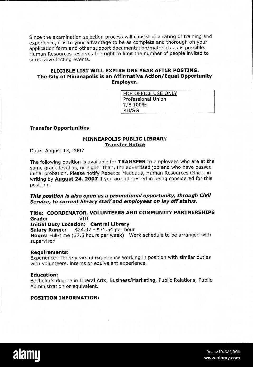 The 2007 Minneapolis Public Library Official Bulletin is a weekly ...