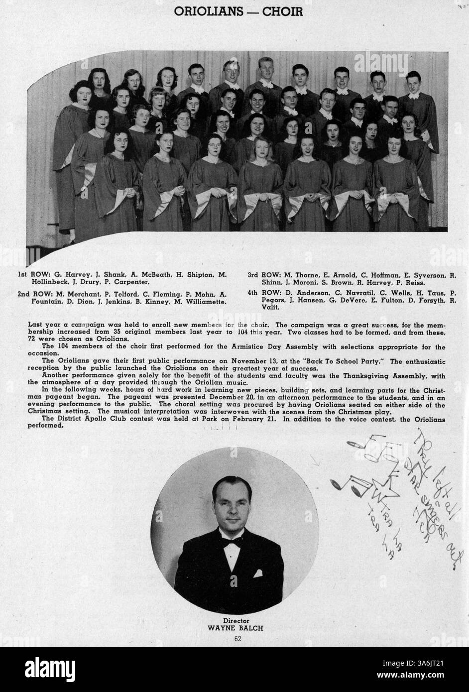 This 1946 Echowan yearbook captures the essence of student life ...