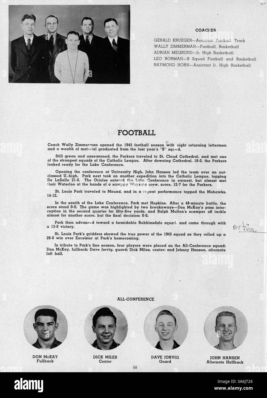 The 1946 Echowan yearbook from St. Louis Park High School highlights ...