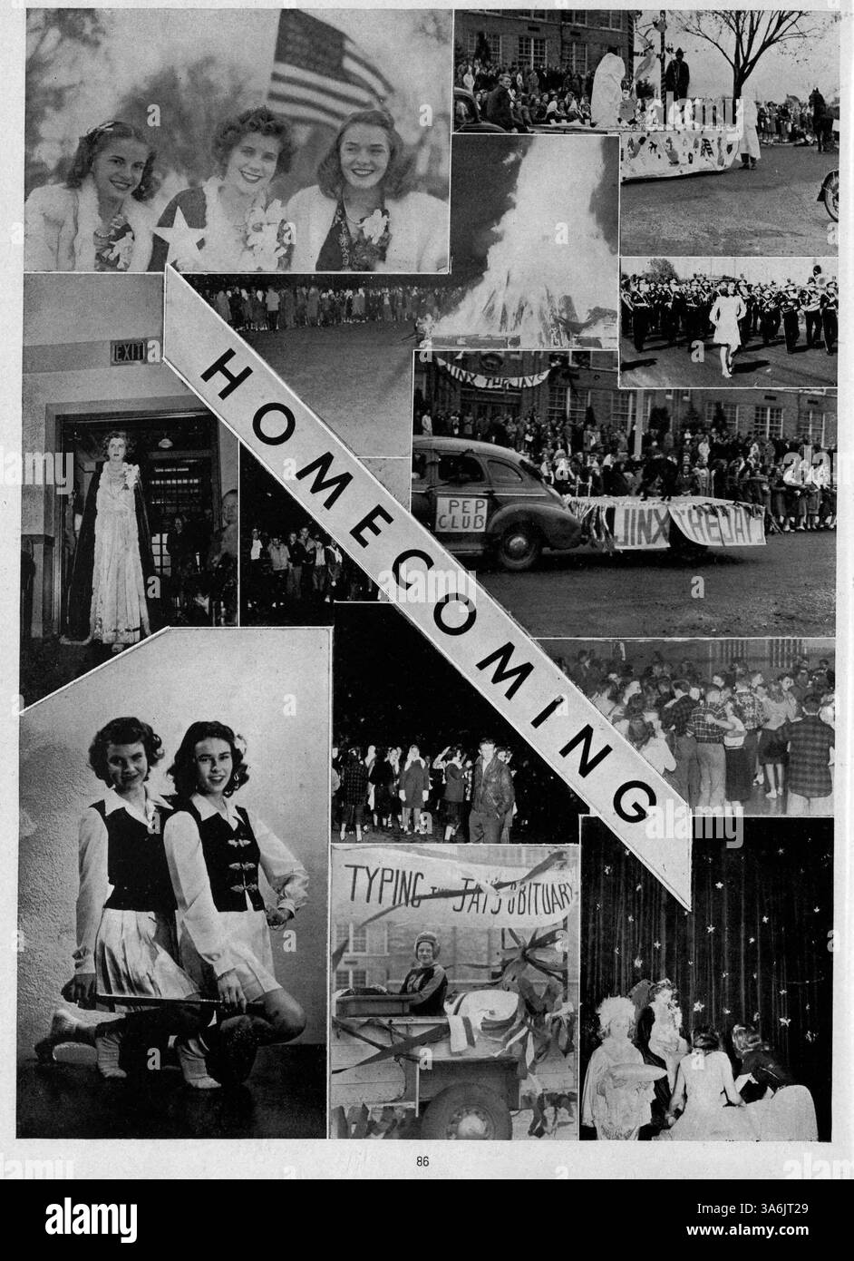 This 1945 echowan yearbook captures the activities and events of hi-res ...