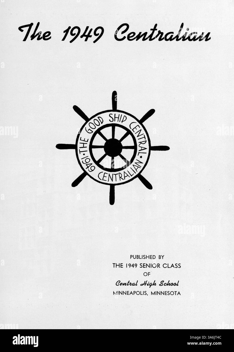 The 1949 centralian yearbook from central high school records th hi-res stock photography and ...