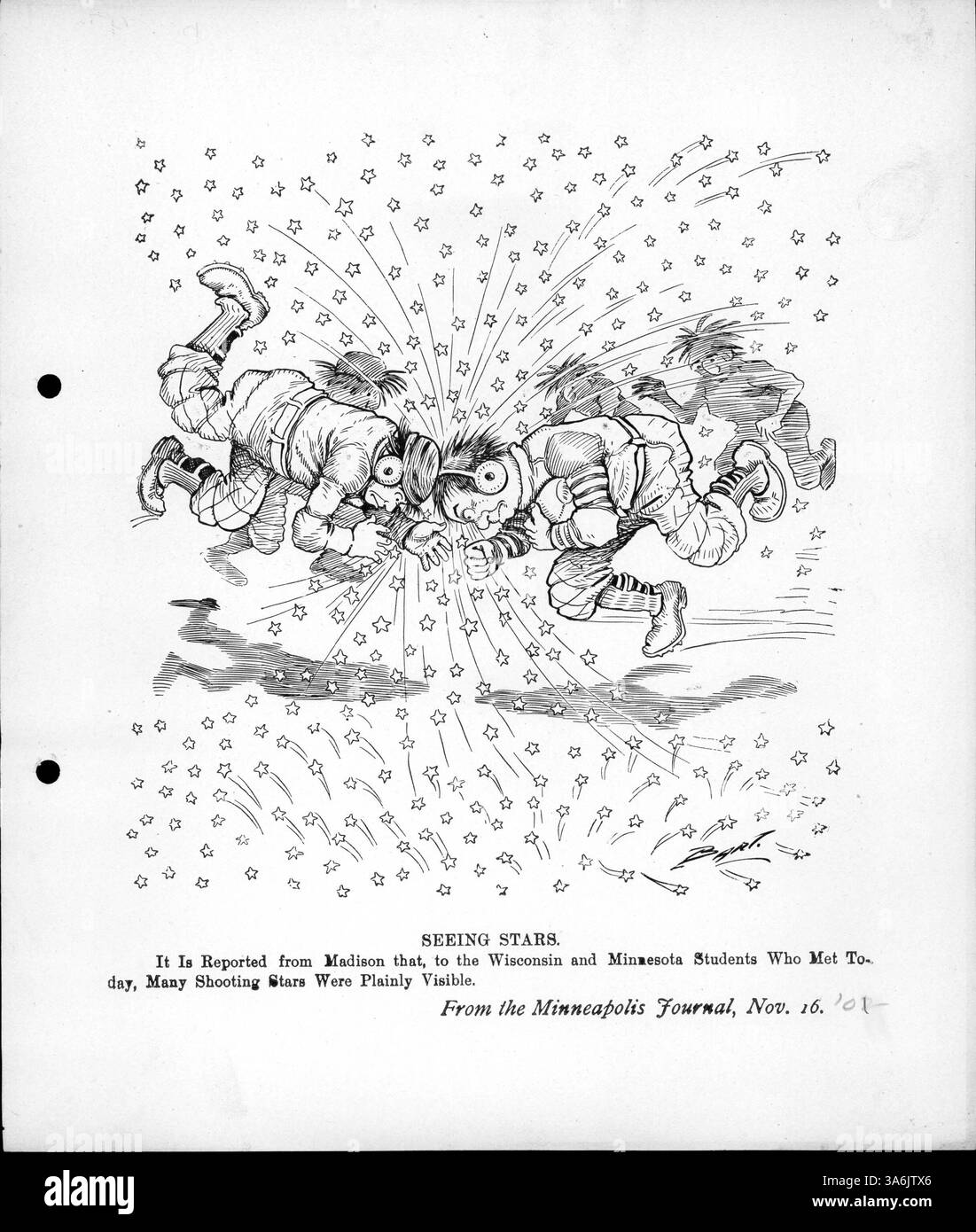 Two football players collide headfirst hi-res stock photography and ...