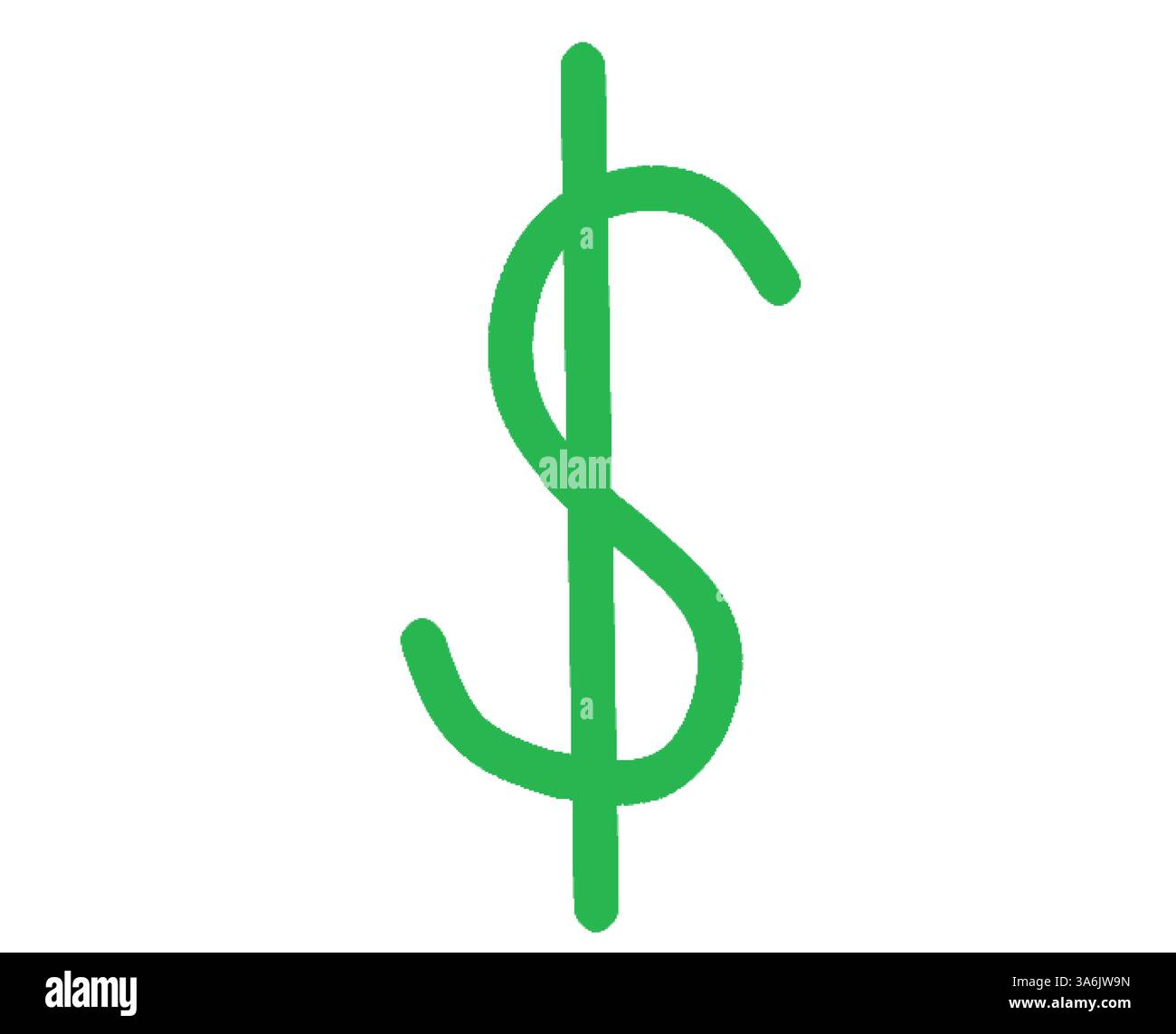 Vector image of a dollar sign Stock Vector Image & Art - Alamy