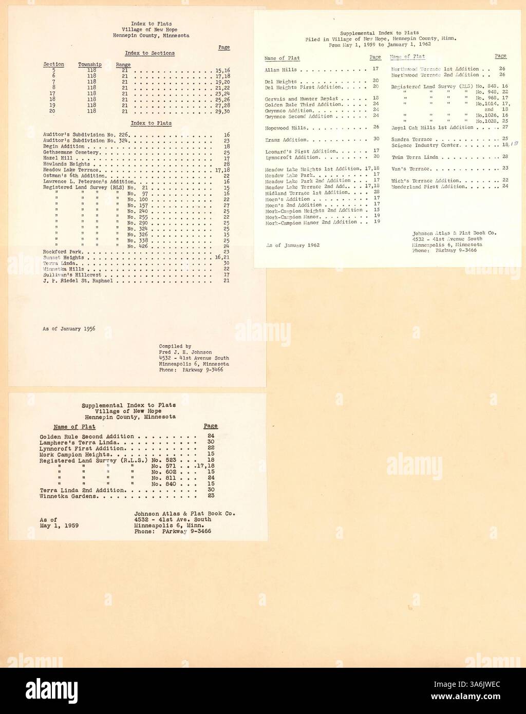 This historical atlas provides a detailed view of Robbinsdale, Crystal ...