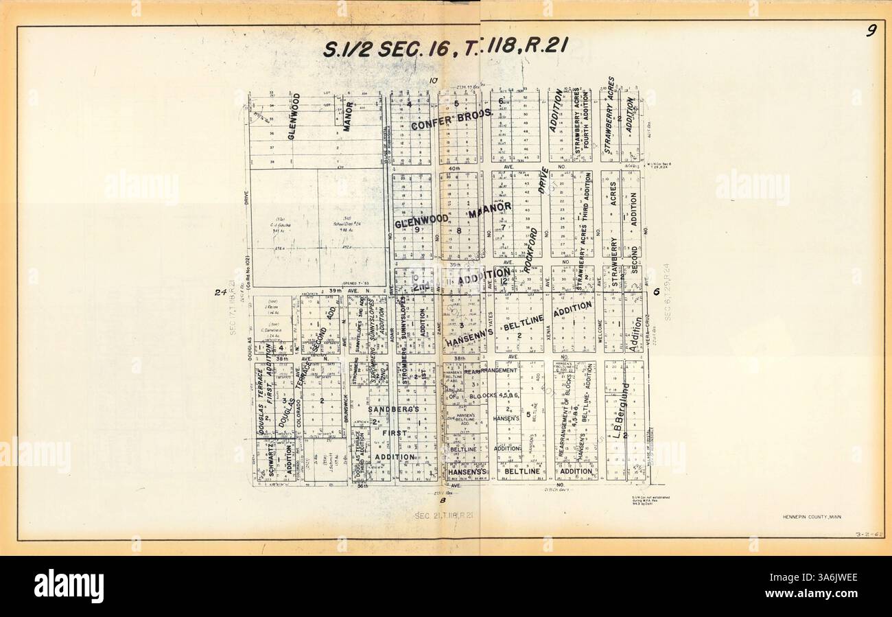 This atlas offers detailed maps of Robbinsdale, Crystal, and New Hope ...