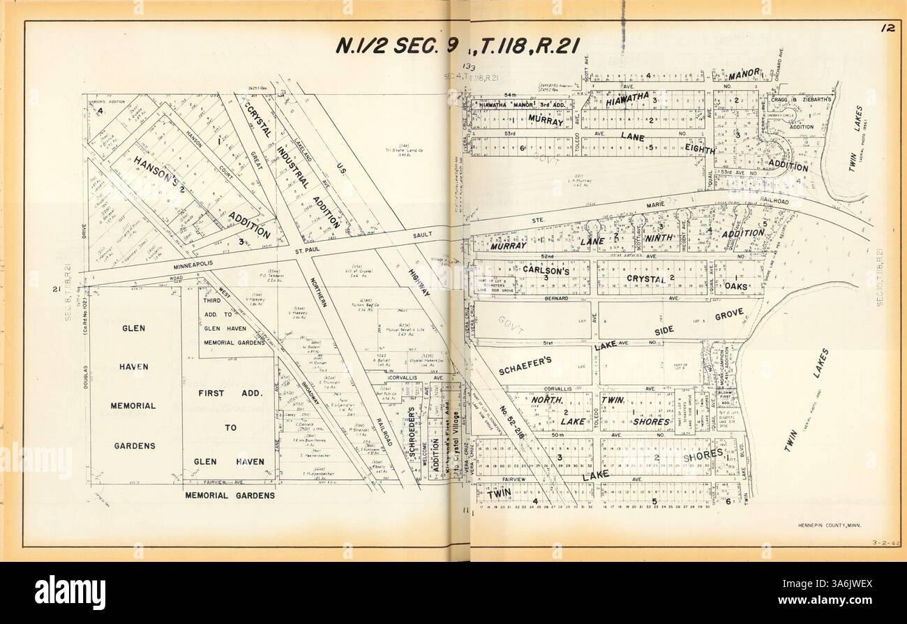 1956 base map hi-res stock photography and images - Alamy