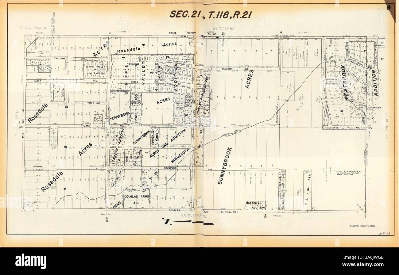 This atlas offers maps of robbinsdale hi-res stock photography and ...