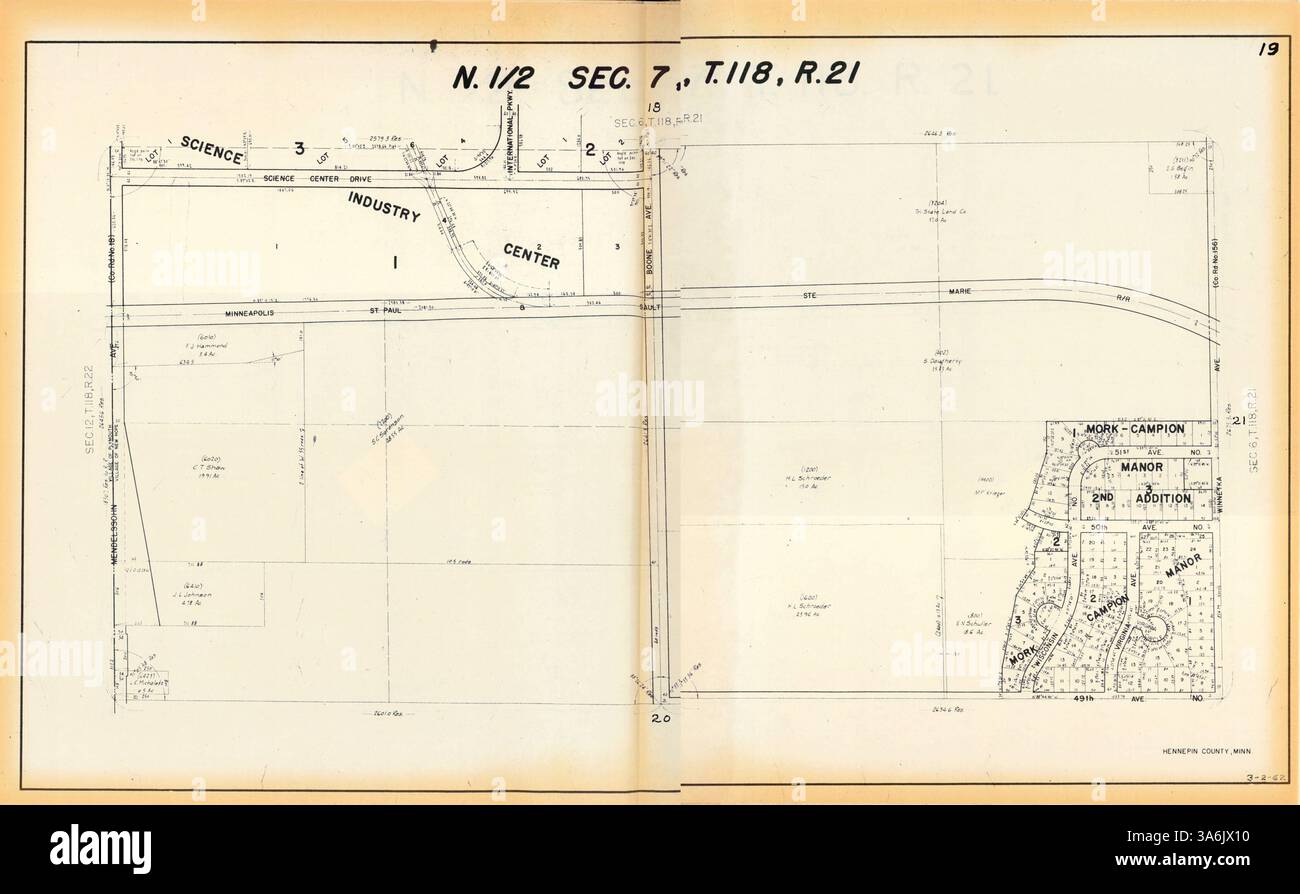 This atlas contains detailed maps of Robbinsdale, Crystal, and New Hope ...