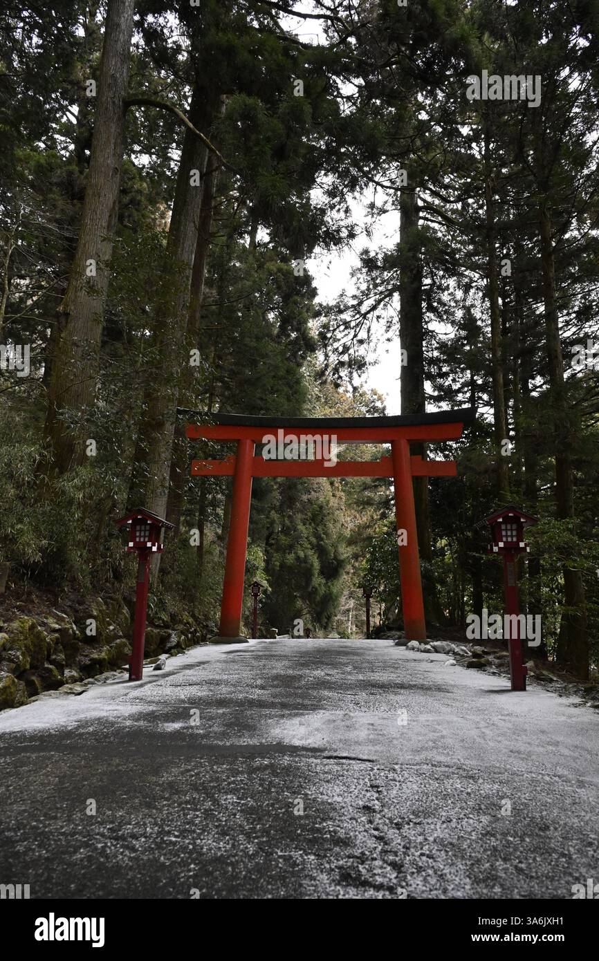 Hakone Temple Shrine in Japan Stock Photo - Alamy