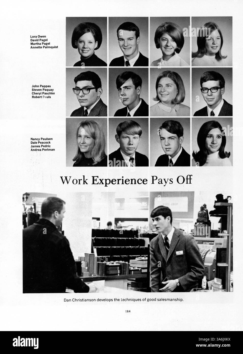 This 1968 washburn yearbook Black and White Stock Photos & Images - Alamy
