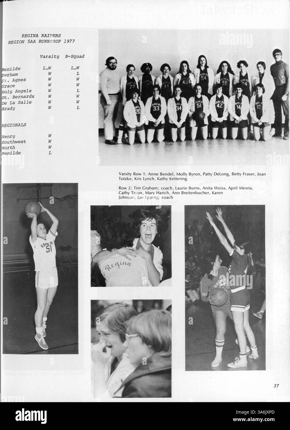 Magic 1977, the Regina Yearbook, documents the 1976-1977 school year ...