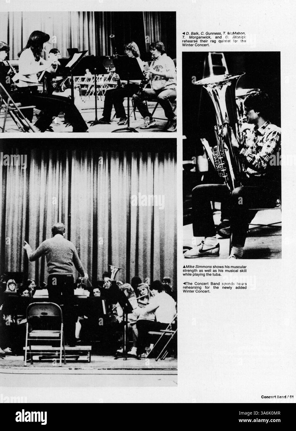 The 1982 Echowan Yearbook from St. Louis Park High School documents the ...