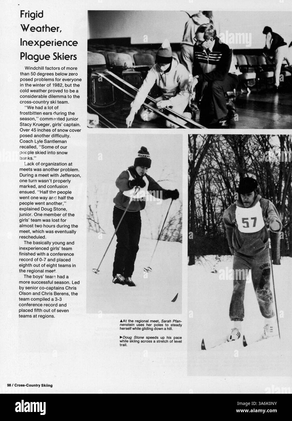 The 1982 Echowan Yearbook from St. Louis Park High School captures the ...