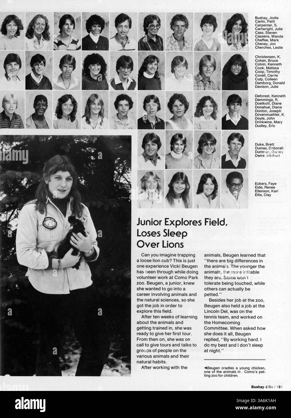 The 1982 Echowan yearbook captures key moments from St. Louis Park High ...
