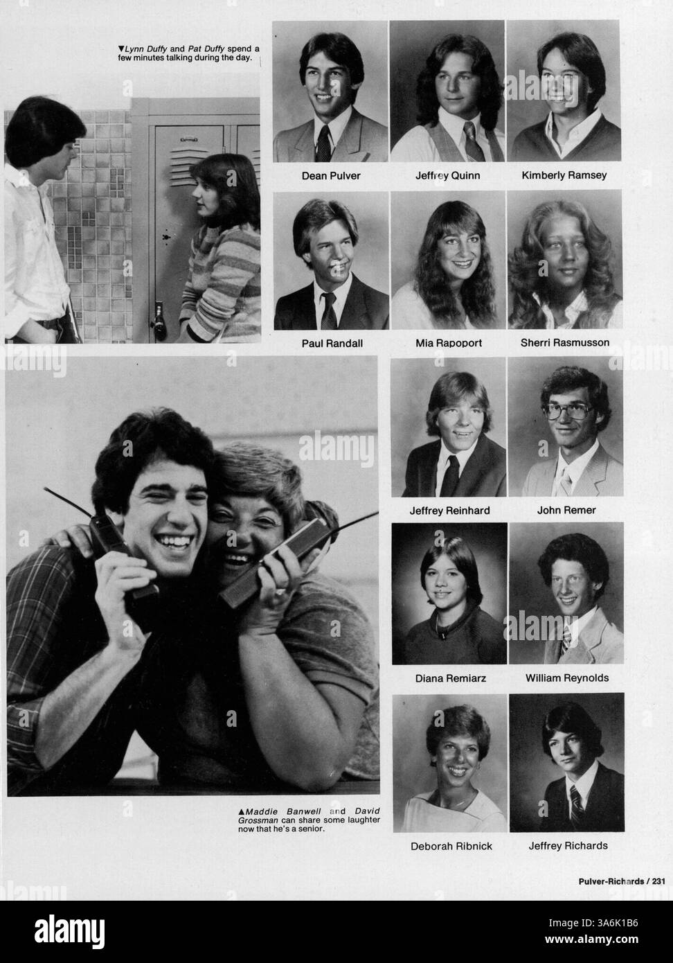The 1982 Echowan yearbook from St. Louis Park High School documents the ...