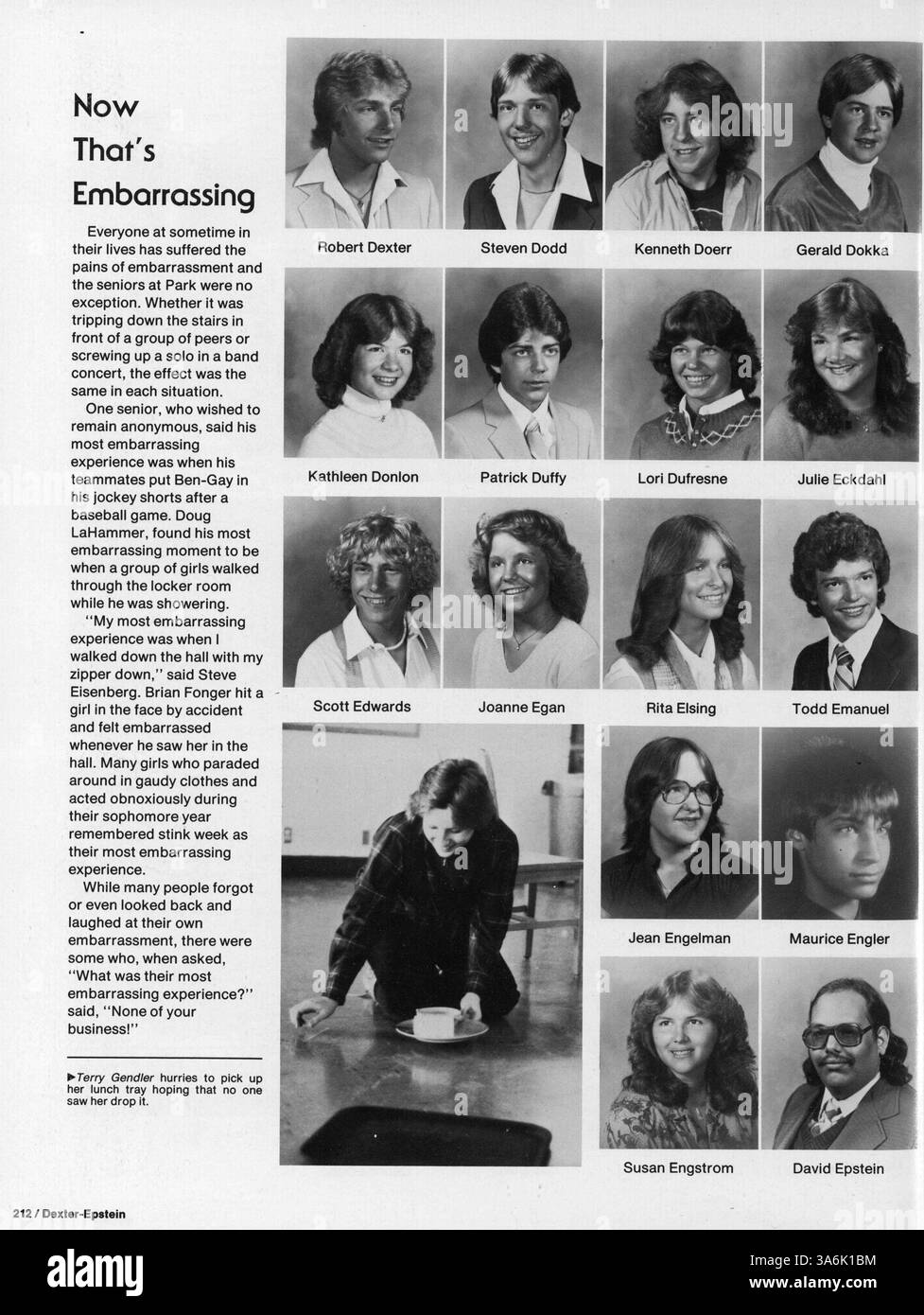 The 1982 Echowan yearbook provides a visual record of the significant ...