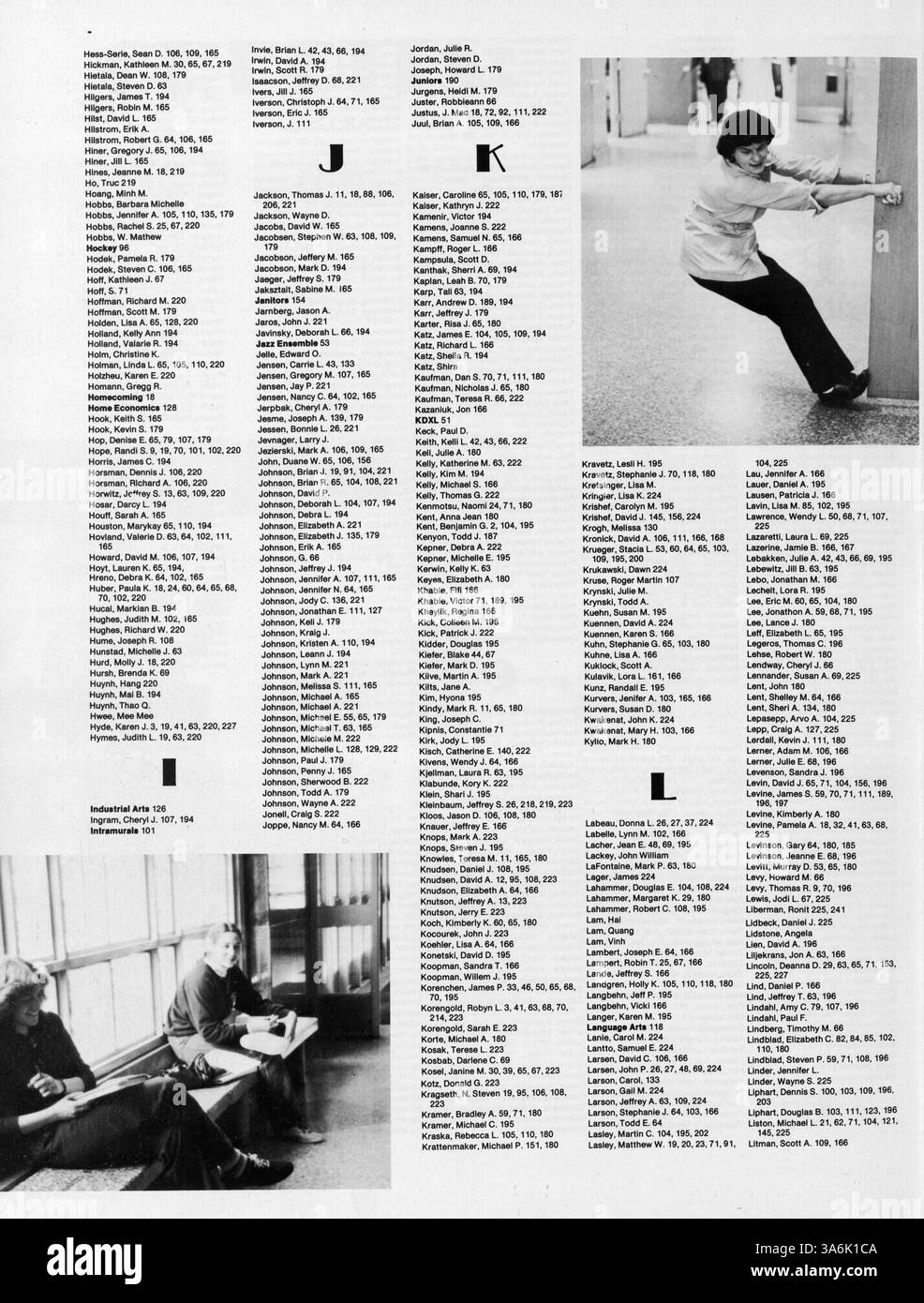 The 1982 Echowan yearbook documents the student body, faculty ...