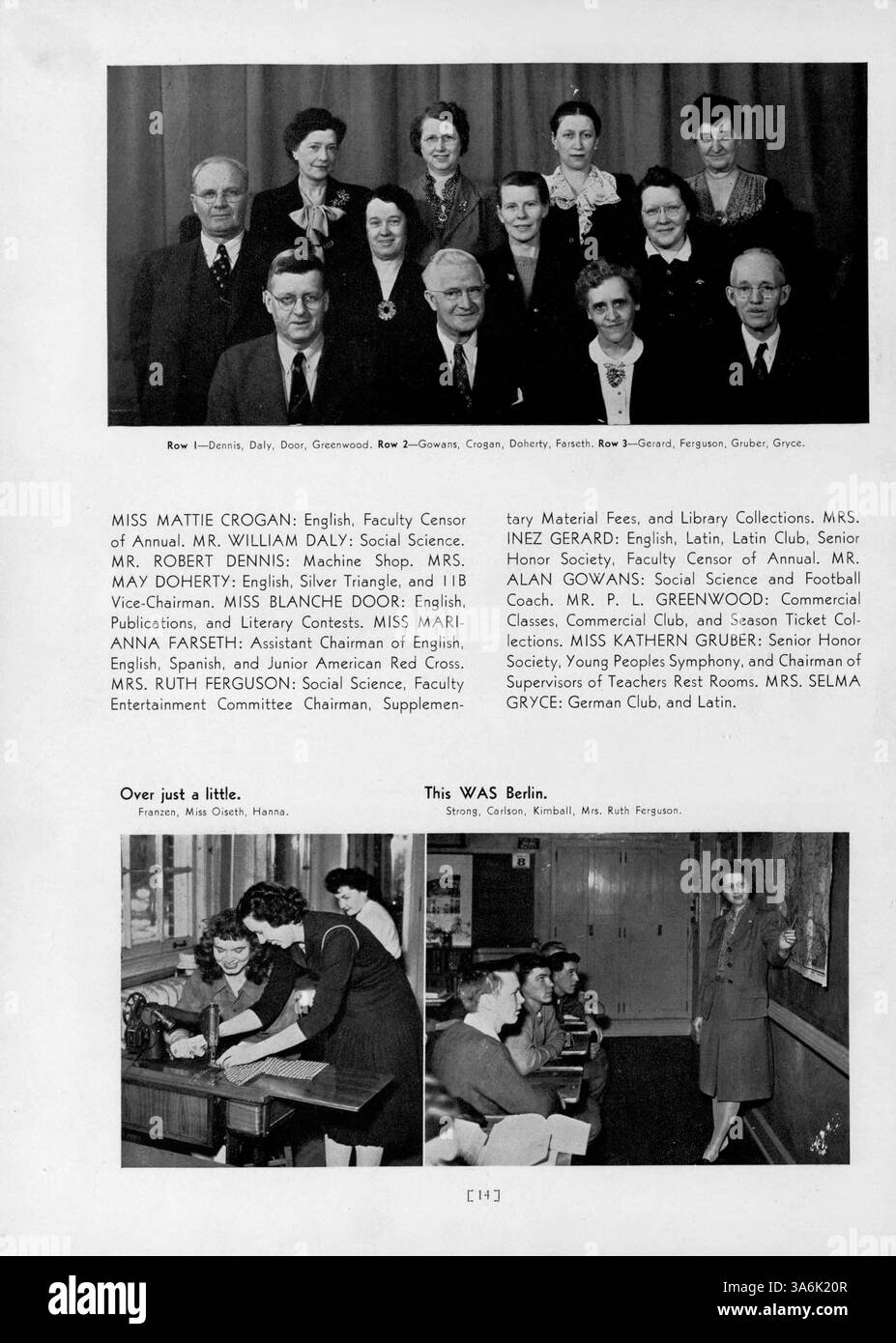 Roosevelt High School's 1944 Sagamore yearbook captures the school's ...