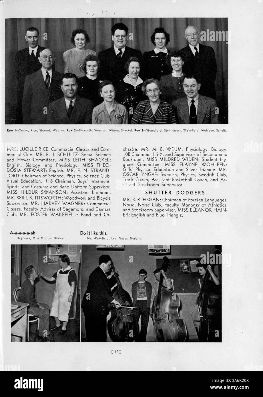 The 1944 Sagamore yearbook from Roosevelt High School details student ...