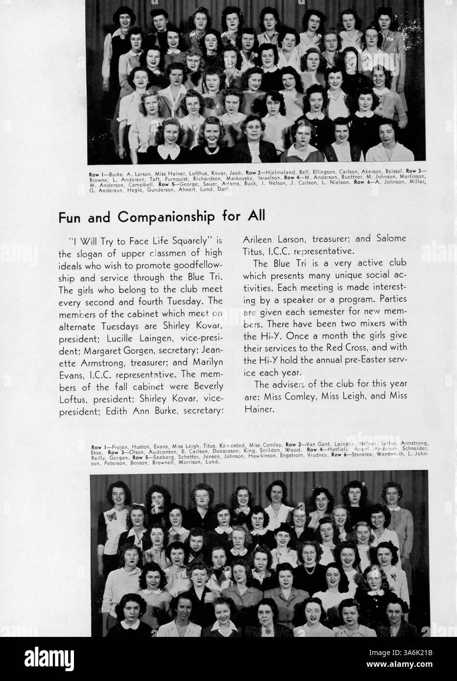 The 1944 Sagamore yearbook documents student life, athletics, school ...
