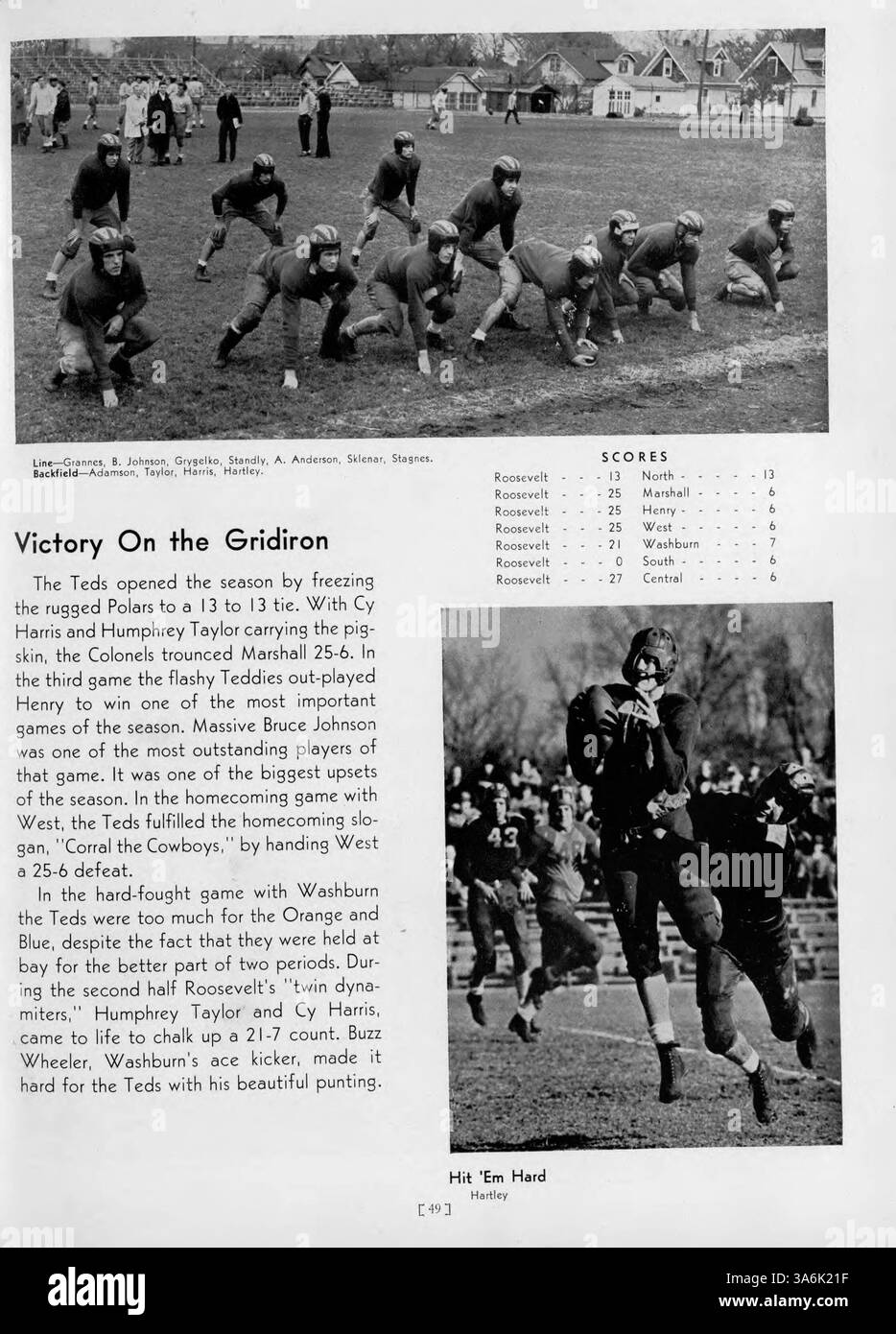 The 1944 sagamore yearbook of roosevelt high school captures the hi-res ...