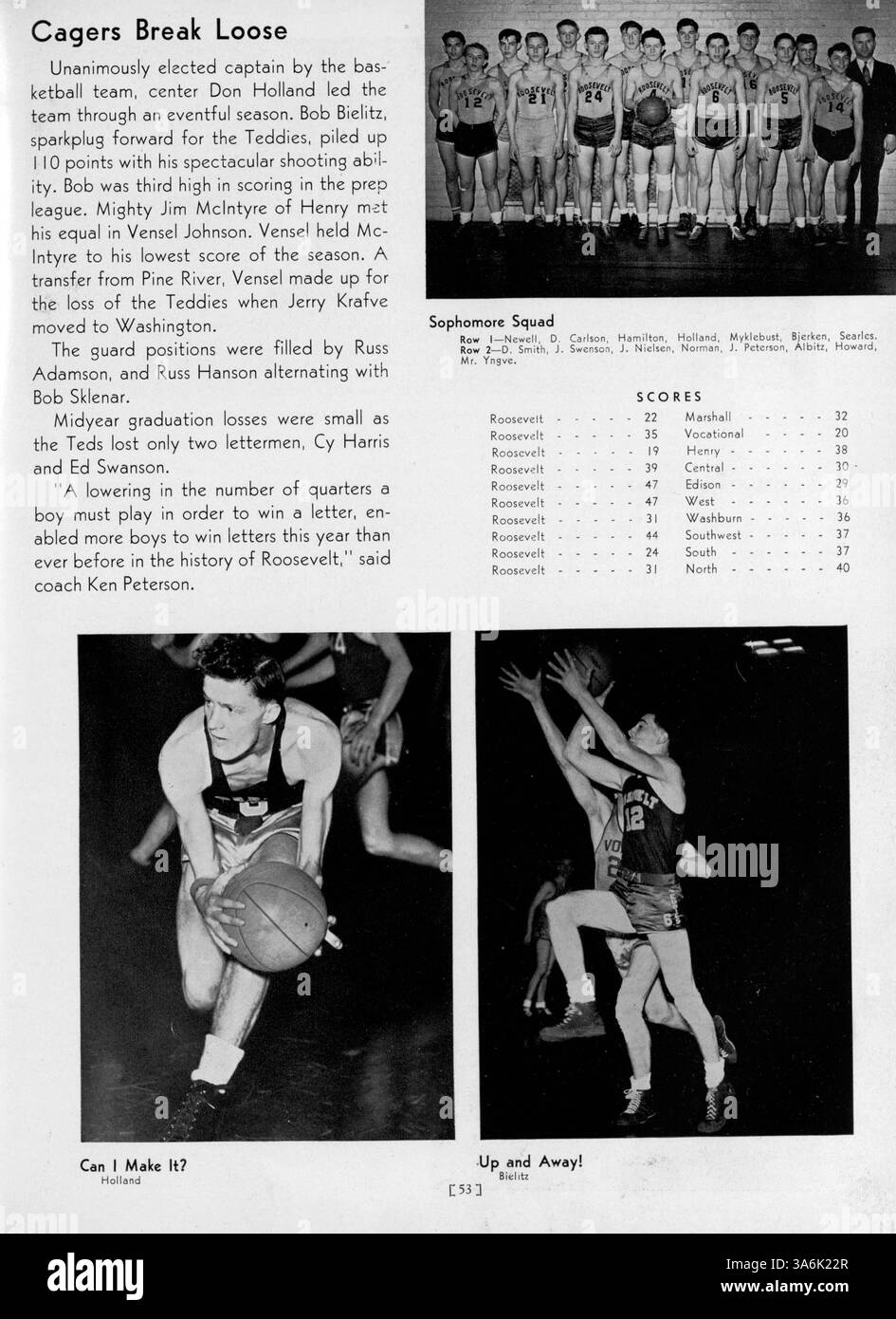 The 1944 Sagamore yearbook features the achievements and activities of ...