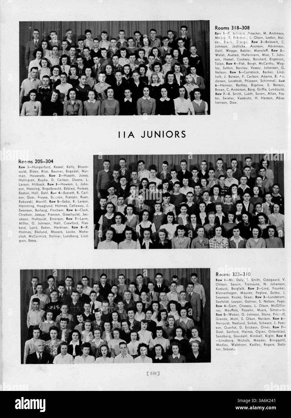 The 1944 'Sagamore' yearbook from Roosevelt High School features a ...