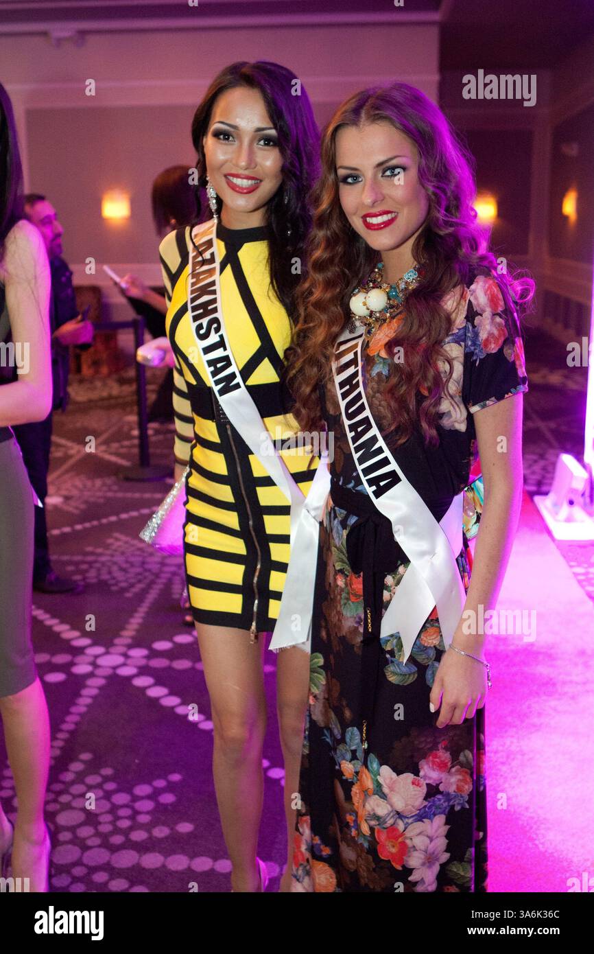 Jan 8, 2015 - Miami, Florida, U.S. - AIDAY ISSAYEVA, Miss Kazakhstan ...