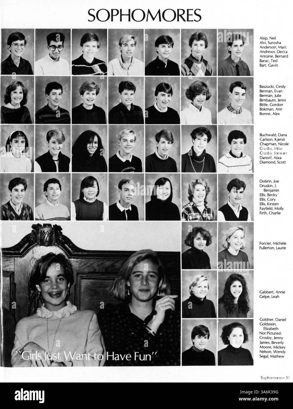 Commemorates the 1984 1985 school year by documenting students hi-res ...