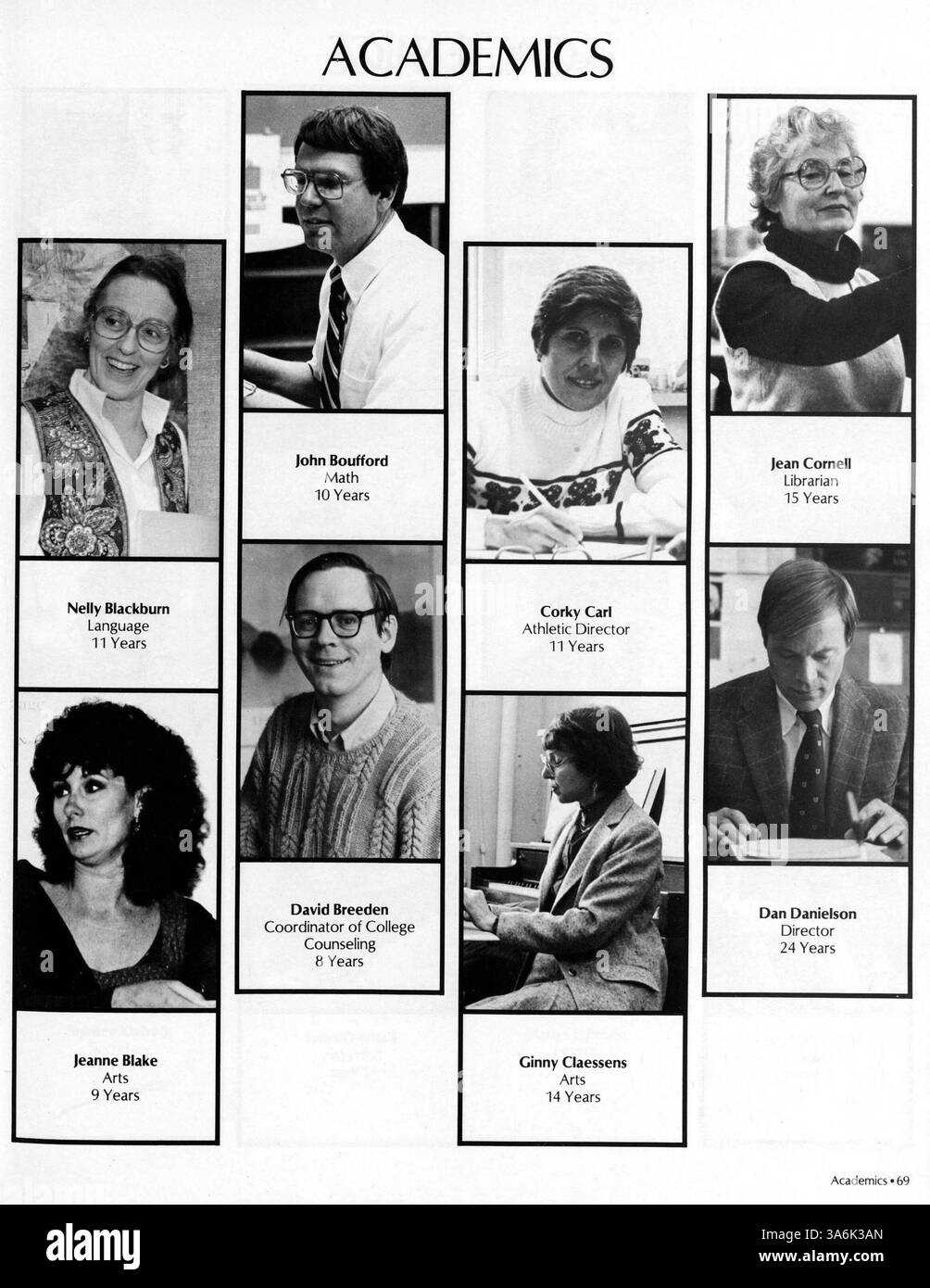 The 1985 Blake Yearbook, 'Reflections', showcases key aspects of the ...