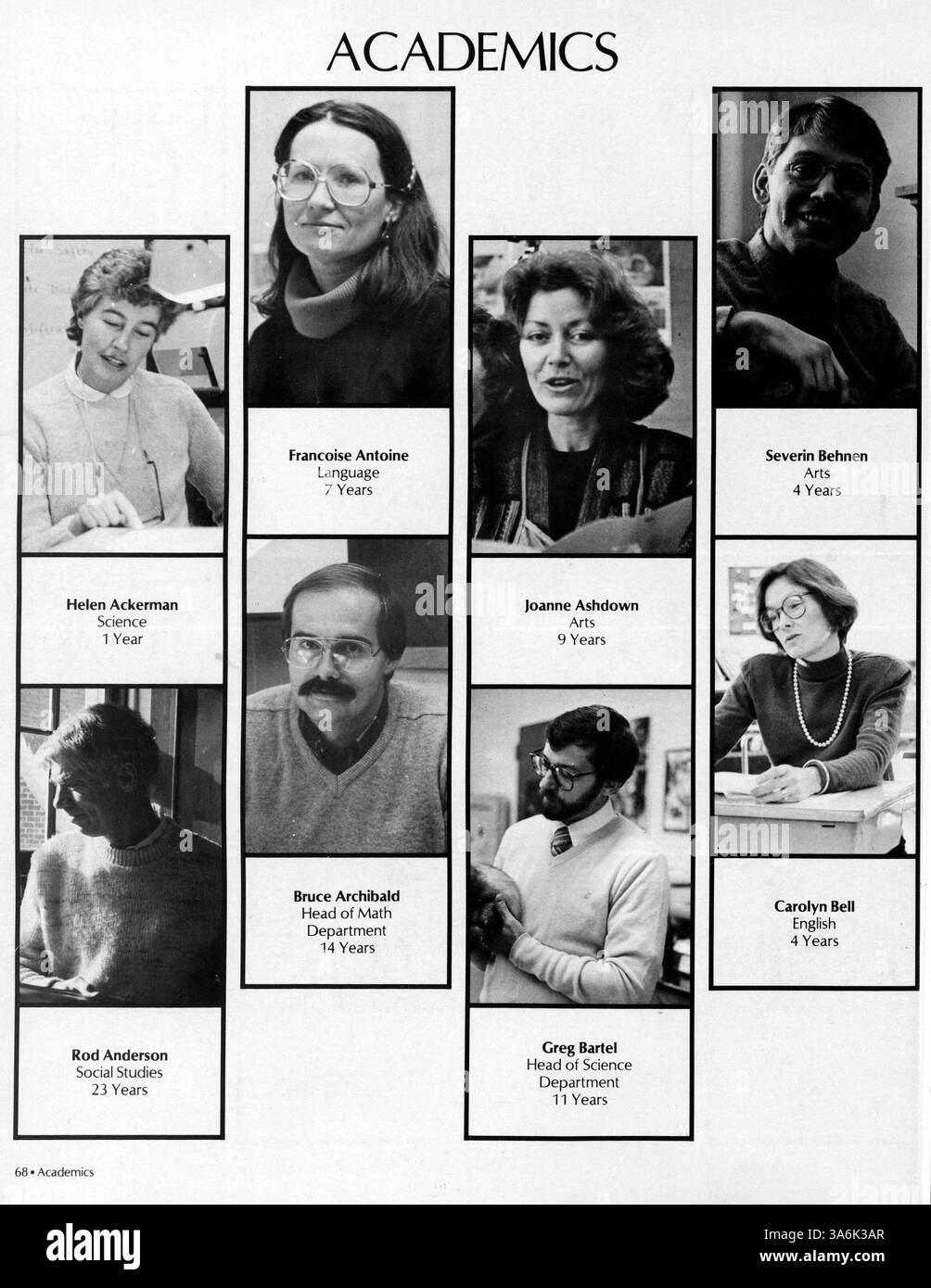 The 1985 edition of the Blake Yearbook, 'Reflections', highlights ...