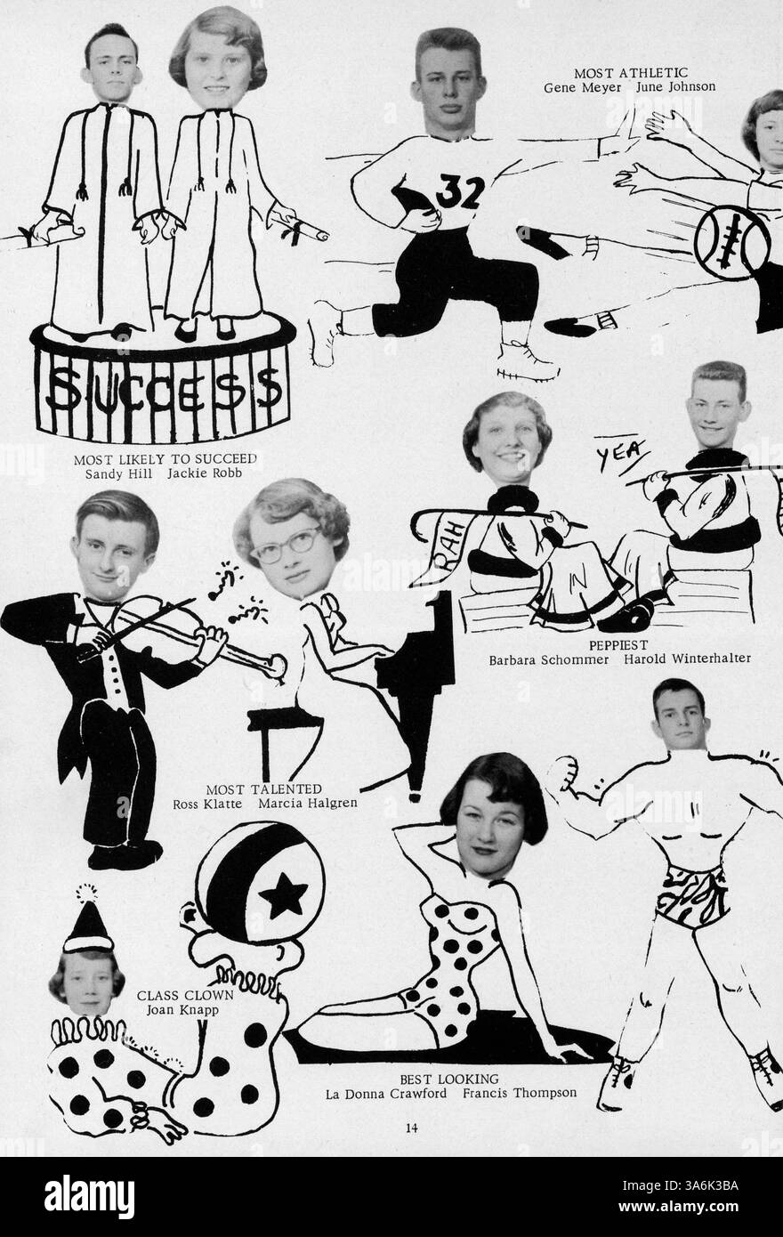 The Orion 1953 yearbook documents Orono High School's students, faculty ...